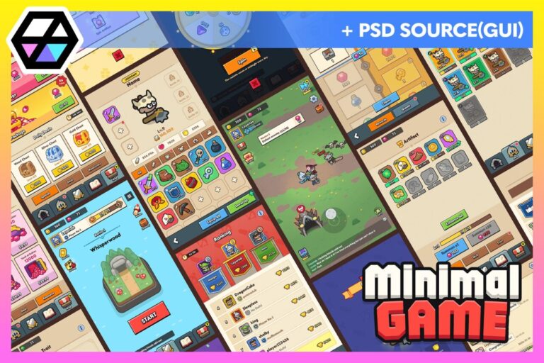 【SALE】 GUI Pro – Minimal Game Light(+PSD) 清潔感ある2D GUIセットが50%オフ、2026年1月 ...